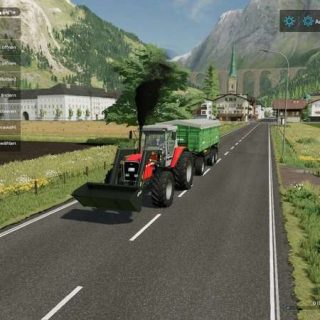 Massey Ferguson 3670 Turbo-Traktor v1.0 | FS25 Mod | FS22 Mod