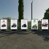Billboard-Schilder Pack v1.0.0.0 | FS25 Mod | FS22 Mod
