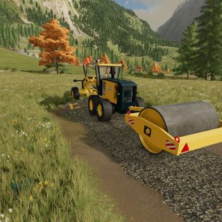 Komatsu GD-655 Motor-Grader v1.0.0.0 | FS25 Mod | FS22 Mod