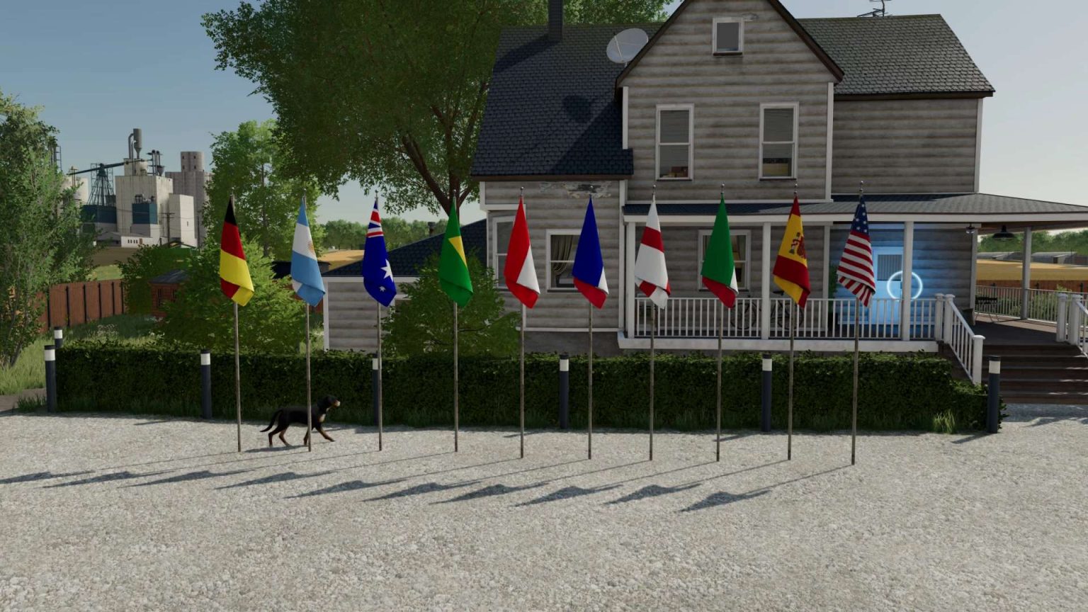 Flaggen Nationen v1.0 | FS25 Mod | FS22 Mod