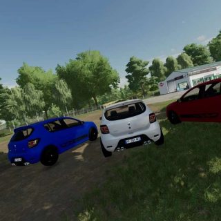 Renault Sandero RS v1.0.0.0 | FS25 Mod | FS22 Mod
