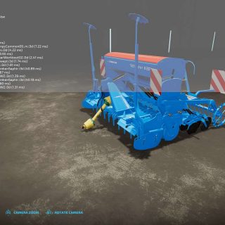 Lemken Saphir 8 v1.0.0.0 | FS25 Mod | FS22 Mod