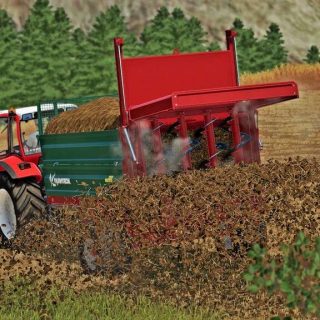 Farmtech Superfex 600 Miststreuer/Anhänger v1.0.0.0 | FS25 Mod | FS22 Mod