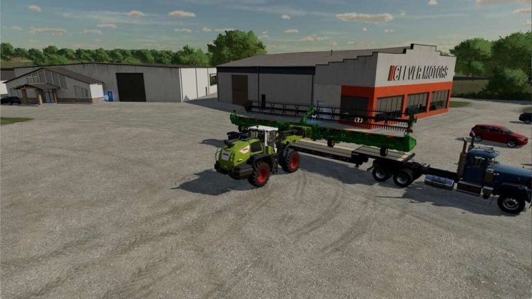 Lizard Radlader Header Mover v1.0.0.0 | FS25 Mod | FS22 Mod