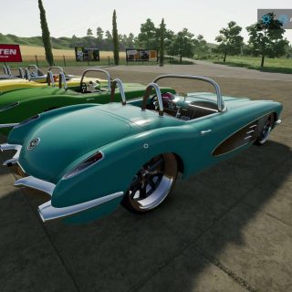 Art Morrison 1960 Corvette v1.0.0.1 | FS25 Mod | FS22 Mod