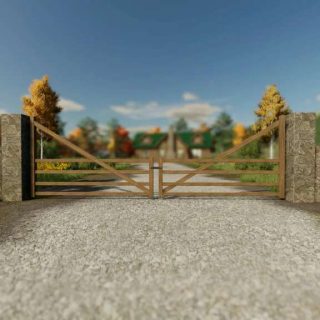 Ranch Gate v1.0.0.0 | FS25 Mod | FS22 Mod