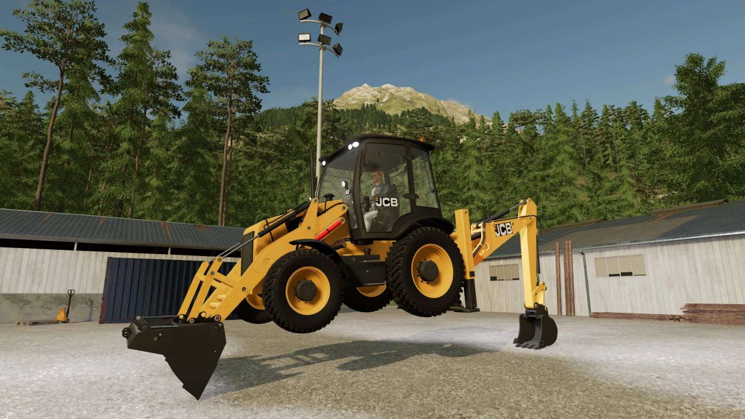 JCB Baggerlader v1.0.0.0 | FS25 Mod | FS22 Mod