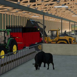 LAC BTO Freestall Monoslope v1.0.0.0 | FS25 Mod | FS22 Mod