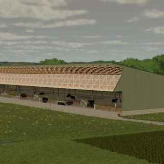 LAC BTO Freestall Monoslope v1.0.0.0 | FS25 Mod | FS22 Mod