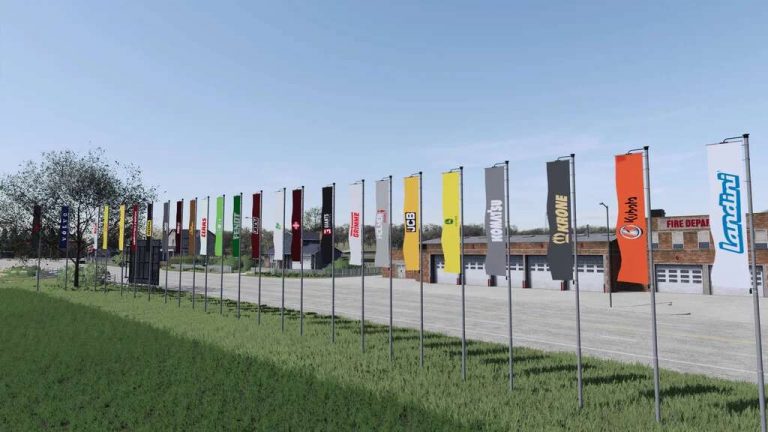 Flaggen verschiedener Marken v1.0.0.0 | FS25 Mod | FS22 Mod