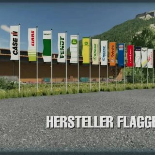 Hersteller-Flags v1.0.0.0 | FS25 Mod | FS22 Mod