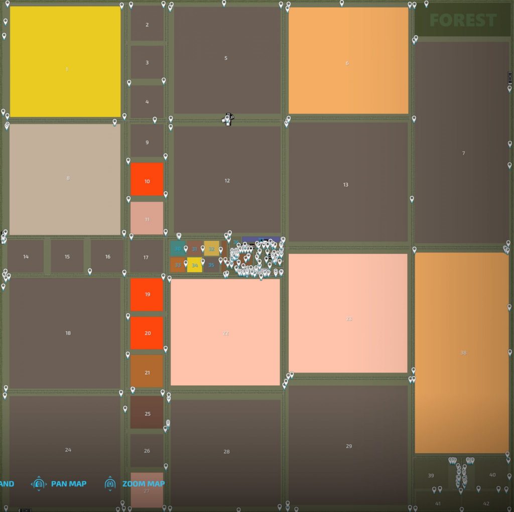 Autodrive-Kurs für West End 64x V2.2.0.0 | FS25 Mod | FS22 Mod