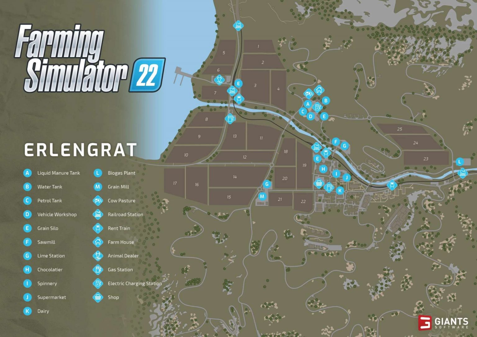 Alle Karten für Landwirtschafts-Simulator 22 v1.0.0.0 | FS25 Mod | FS22 Mod