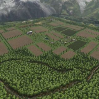 Gumpen Mega Field and Forest Map v1.0.0.1 | FS25 Mod | FS22 Mod
