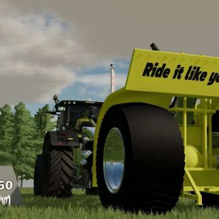 Yellow Thunder Pulling Tractor v1.0.0.0 | FS25 Mod | FS22 Mod