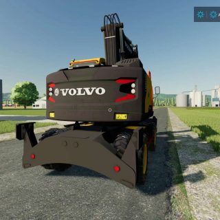 Volvo EWR150E v1.0.0.1 | FS25 Mod | FS22 Mod