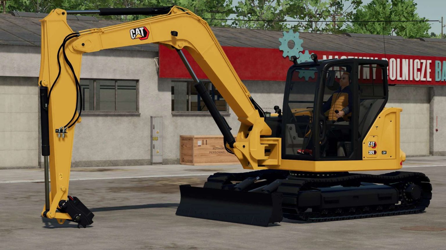 CAT 309 CR Minibagger v1.0.0.0 | FS25 Mod | FS22 Mod
