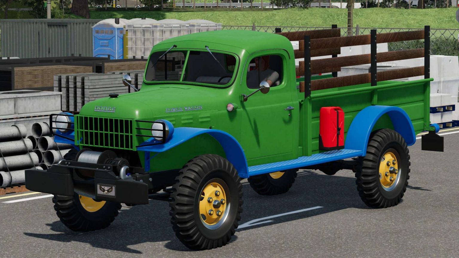 1946 Dodge Power Wagon v1.0.0.0 | FS25 Mod | FS22 Mod
