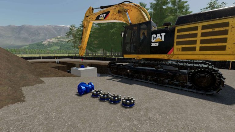 Caterpillar 352F v1.0.0.0 | FS25 Mod | FS22 Mod