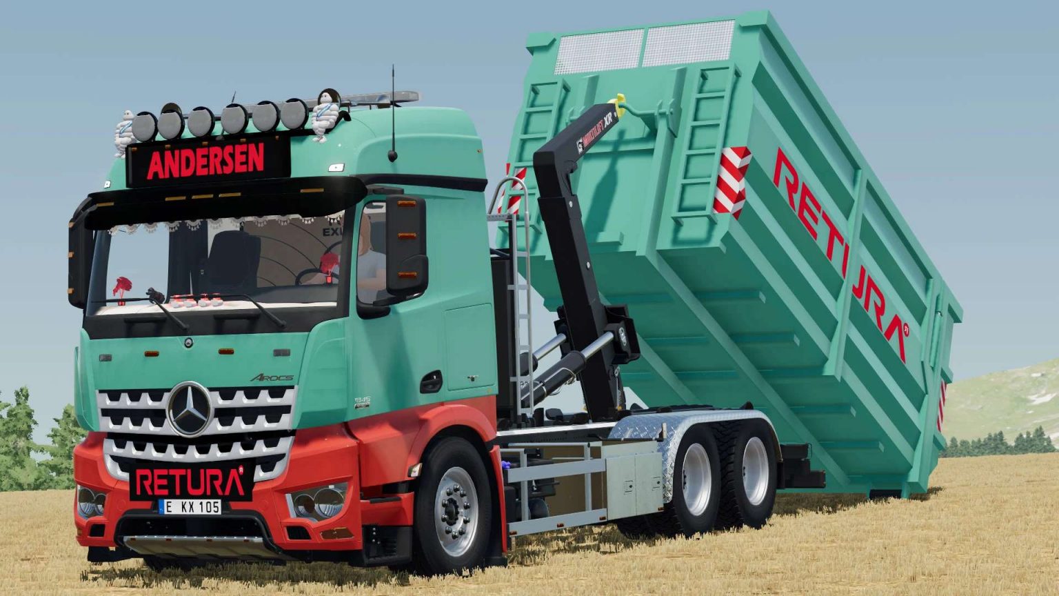 Mercedes Arocs IT Runner v1.0.0.0 | FS25 Mod | FS22 Mod