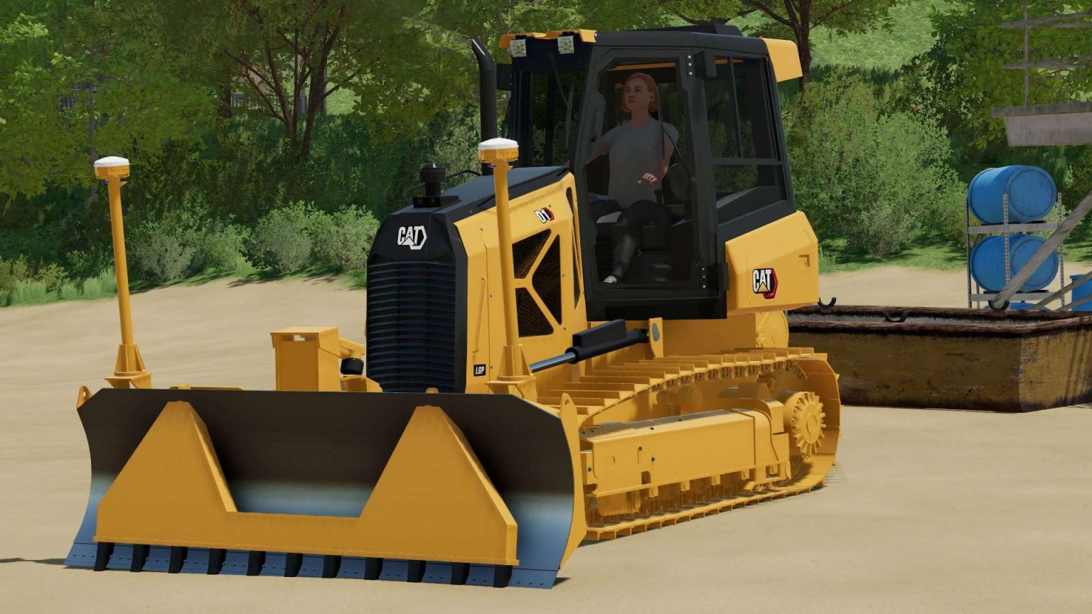 CAT D1 Bulldozer v1.0.0.0 | FS25 Mod | FS22 Mod