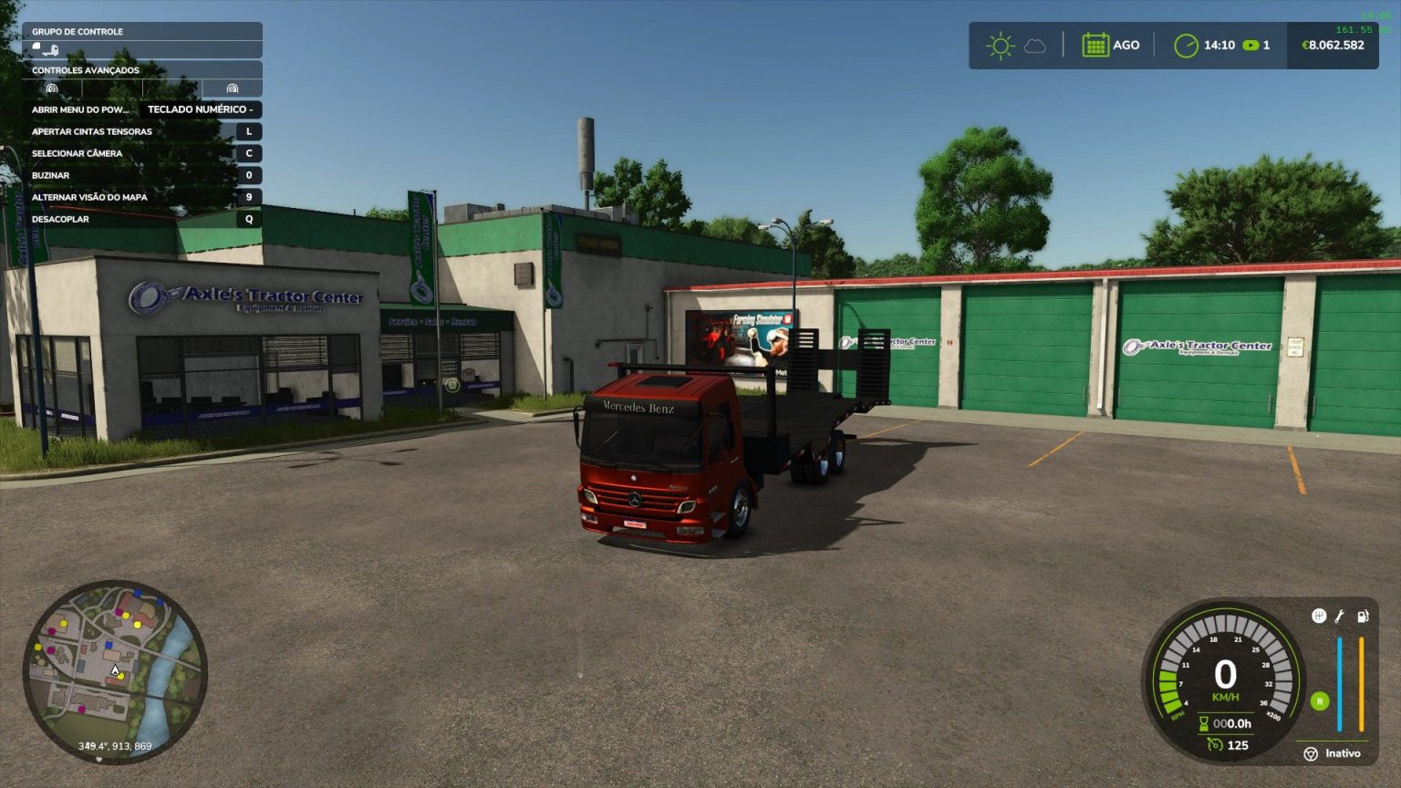 Mercedes Benz Atego 2425 V1.0.0.0 | FS25 Mod | FS22 Mod