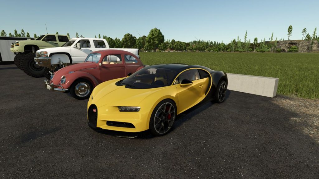 Bugatti Chiron V1.0.1.0 | FS25 Mod | FS22 Mod