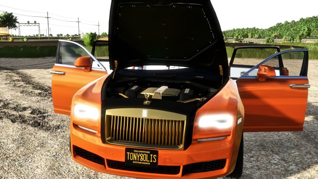 Rolls-Royce Ghost 2021 V1.0.0.0 | FS25 Mod | FS22 Mod