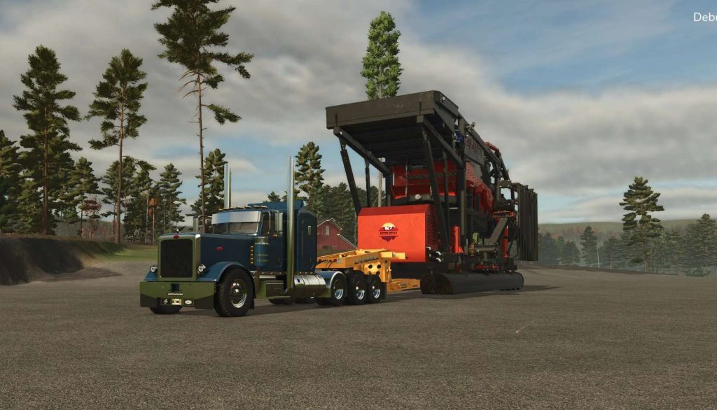 Landoll 2 Beam Lowboy Trailer v1.0.0.0 | FS25 Mod | FS22 Mod