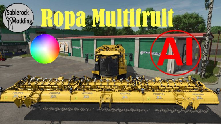 Ropa Multifruit Custom V1.0.3.1 | FS25 Mod | FS22 Mod