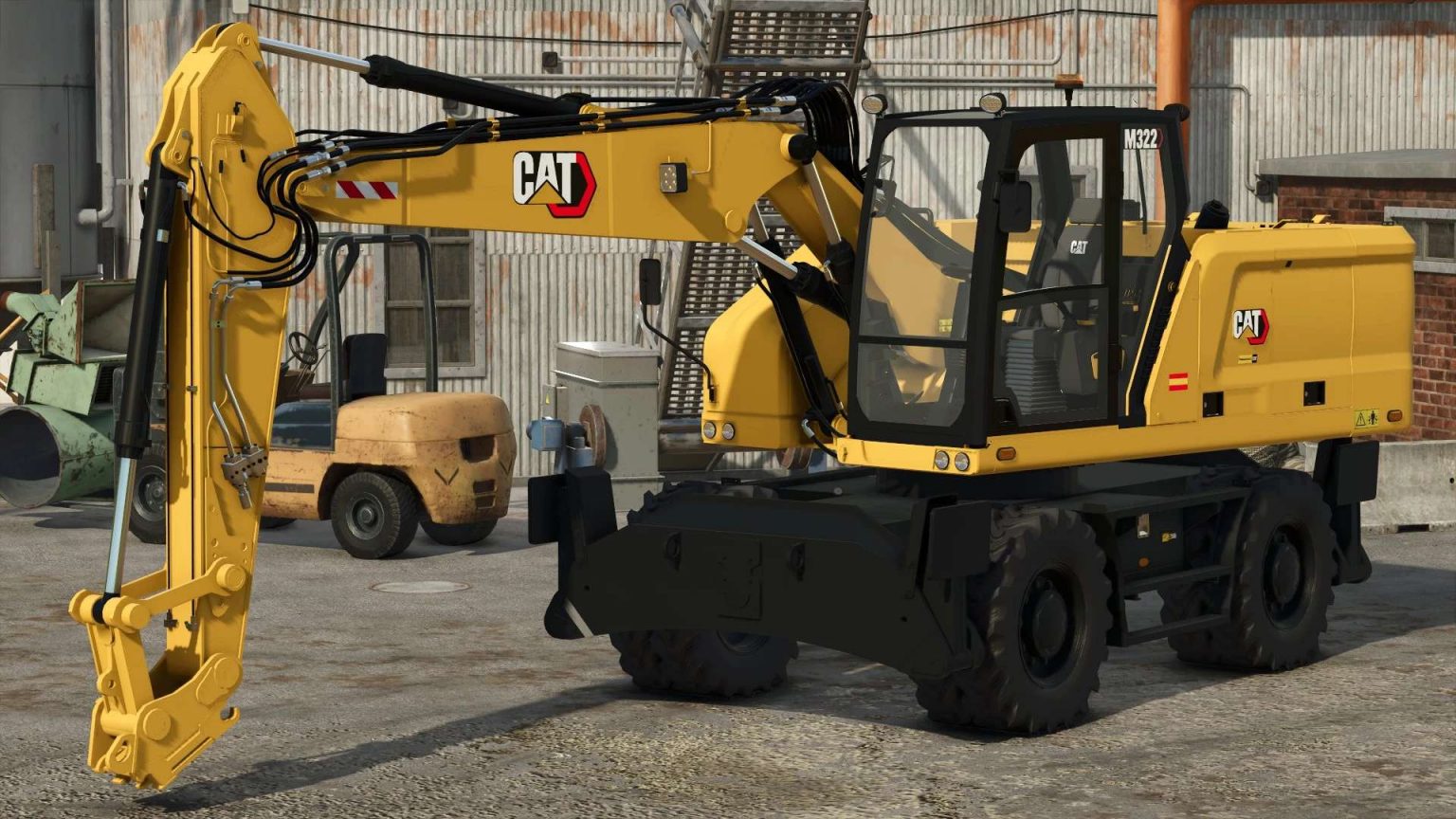 CAT 322M v1.0.0.0 | FS25 Mod | FS22 Mod