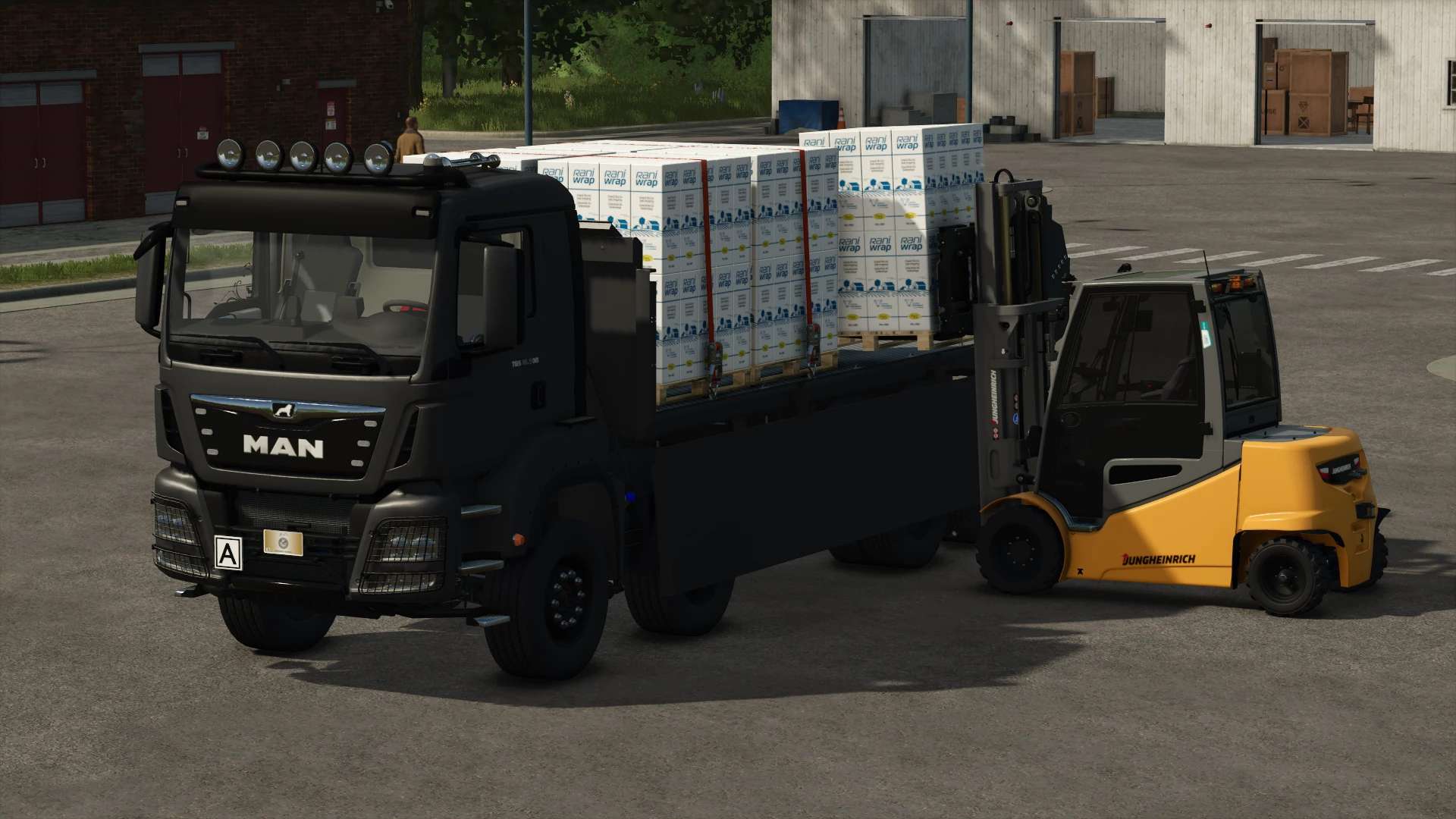 MAN TGS 4 Achs Kipper v1.0.0.1 | FS25 Mod | FS22 Mod