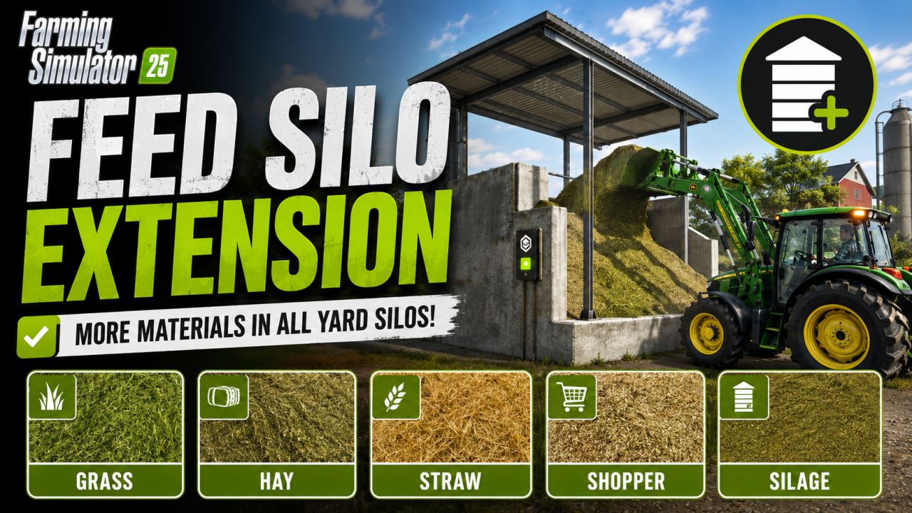 Erweiterung für Futtersilos V1.0.0.0 | FS25 Mod | FS22 Mod