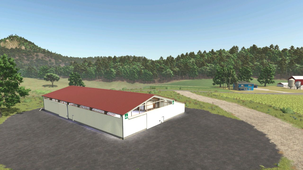Gewerblicher Anbauschuppen V1.0.0.0 | FS25 Mod | FS22 Mod