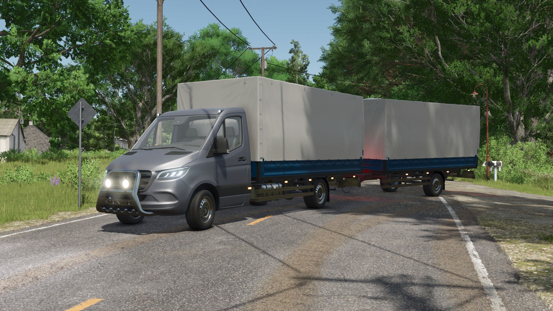 Mercedes Sprinter W910 V1.1.0.0 | FS25 Mod | FS22 Mod